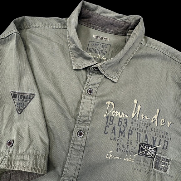 camp david | Shirts | Camp David Down Under Button Up Shirt Mens L ...